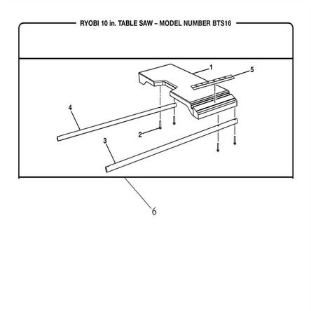 Ryobi Table Saw BTS16 2011 Repair Help Learn How to Fix It Yourself
