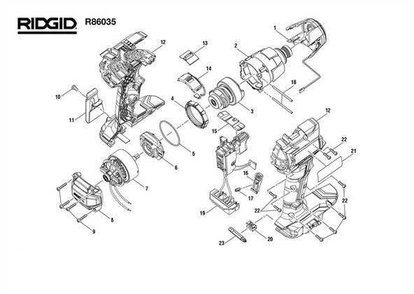 Ridgid Impact Driver R86035 Help Learn How to Fix It Yourself