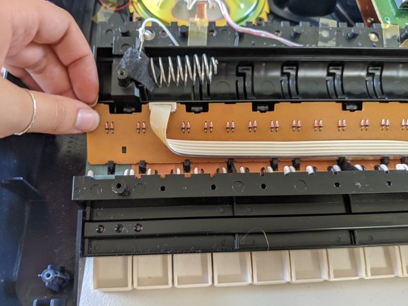 Как починить неработающую клавишу на фортепианной клавиатуре Yamaha PSR-280 - HD01