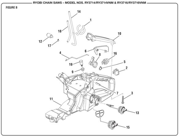 Ryobi Chain Saw RY3716 2020 Help Learn How to Fix It Yourself