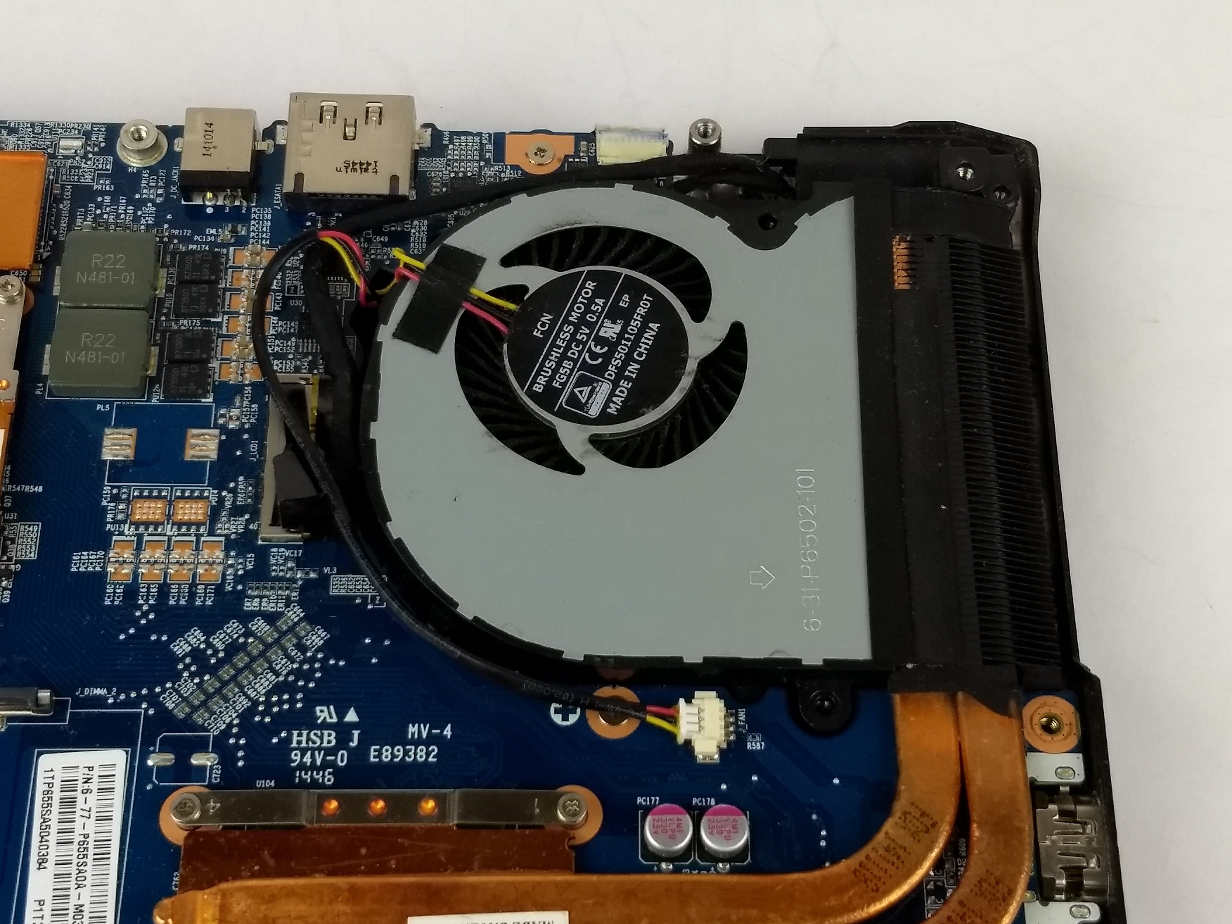 神舟Z7M-i78172D1笔记本CPU散热风扇更换 - iFixit 维修指南
